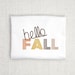 Hello Fall Embroidery Design Fall Machine Embroidery Simple Quick ...