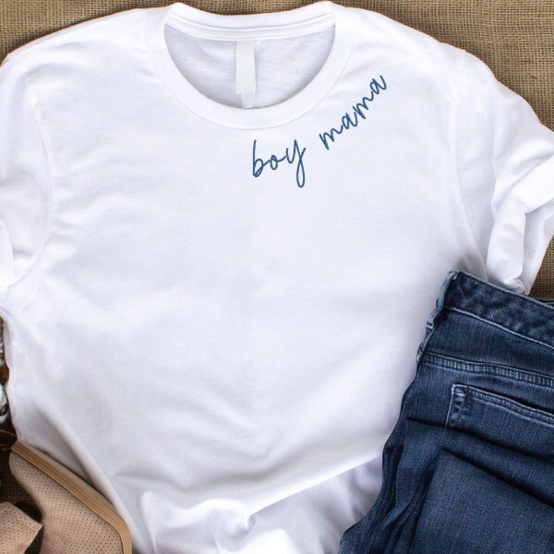 Boy Mama Embroidery Design, Boy Mama Collar Embroidery, Mama Collar ...