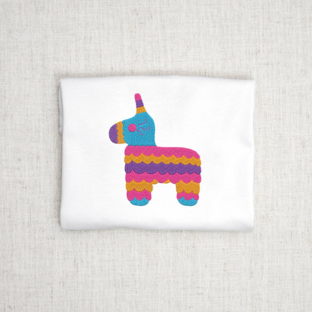 Pinata Embroidery Design, Cinco De Mayo Embroidery Design, Party ...
