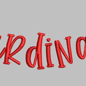 Cardinals Collar Embroidery Design Team Cardinals Embroidery File ...