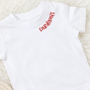 Cardinals Collar Embroidery Design Team Cardinals Embroidery File ...