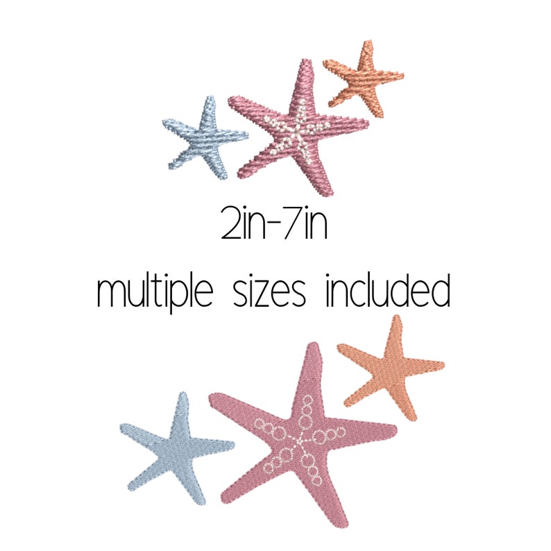 Starfish Embroidery Design Sea Star Machine Embroidery File - Etsy