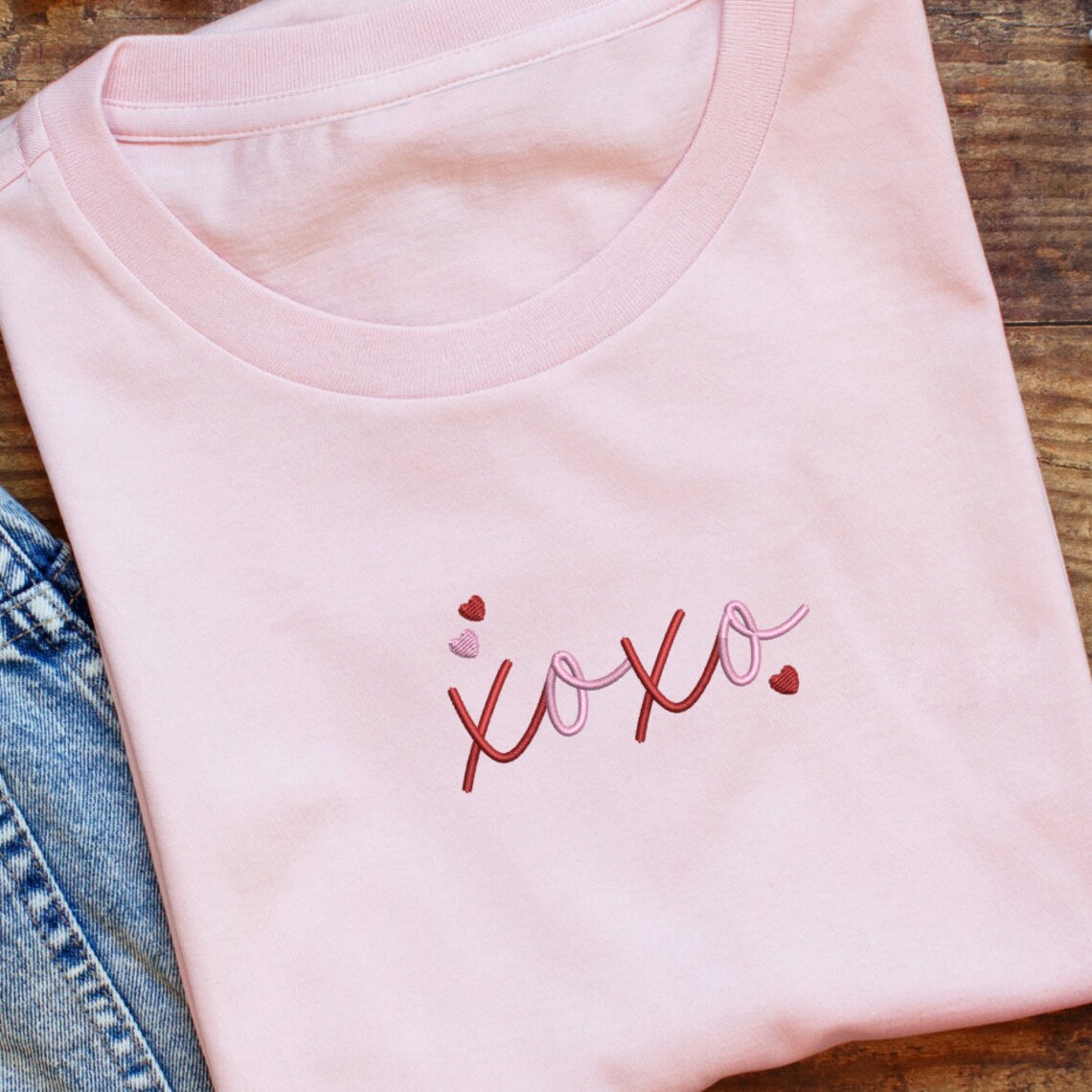XOXO Embroidery Design - Hugs and Kisses Embroidery - Valentine's Day ...
