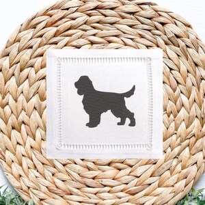 Cocker Spaniel Machine Embroidery Design Dog Embroidery Dog Silhouette ...