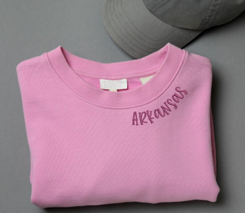 Arkansas Embroidery Design for Collar Team Embroidery Font Machine ...