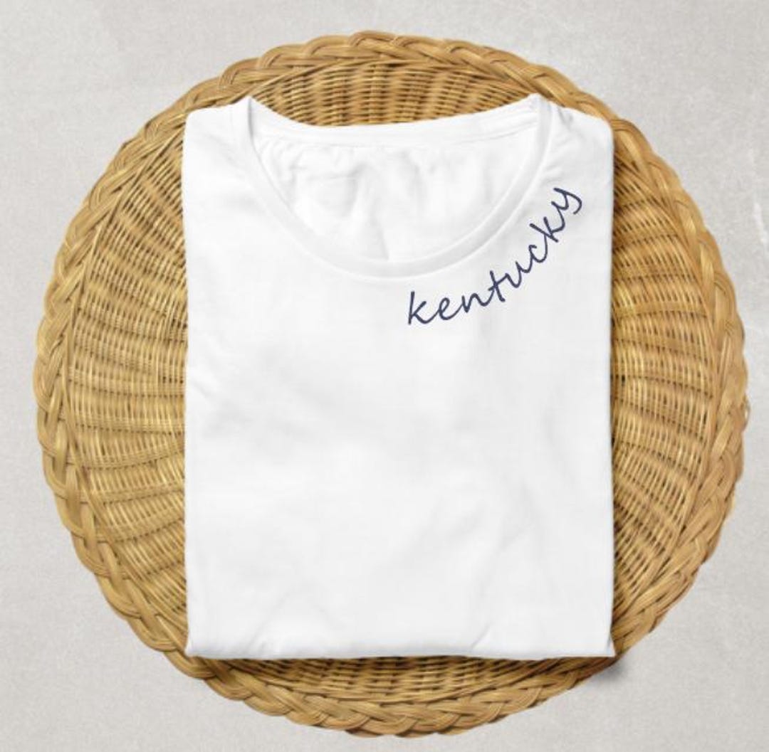 Kentucky Collar Embroidery Design KY Machine Embroidery File State ...