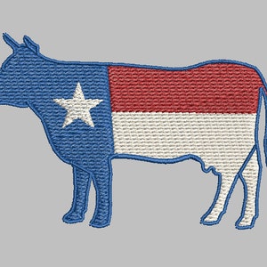 Farm Cow Embroidery Design, NC Farm Embroidery, Farm Logo Embroidery ...