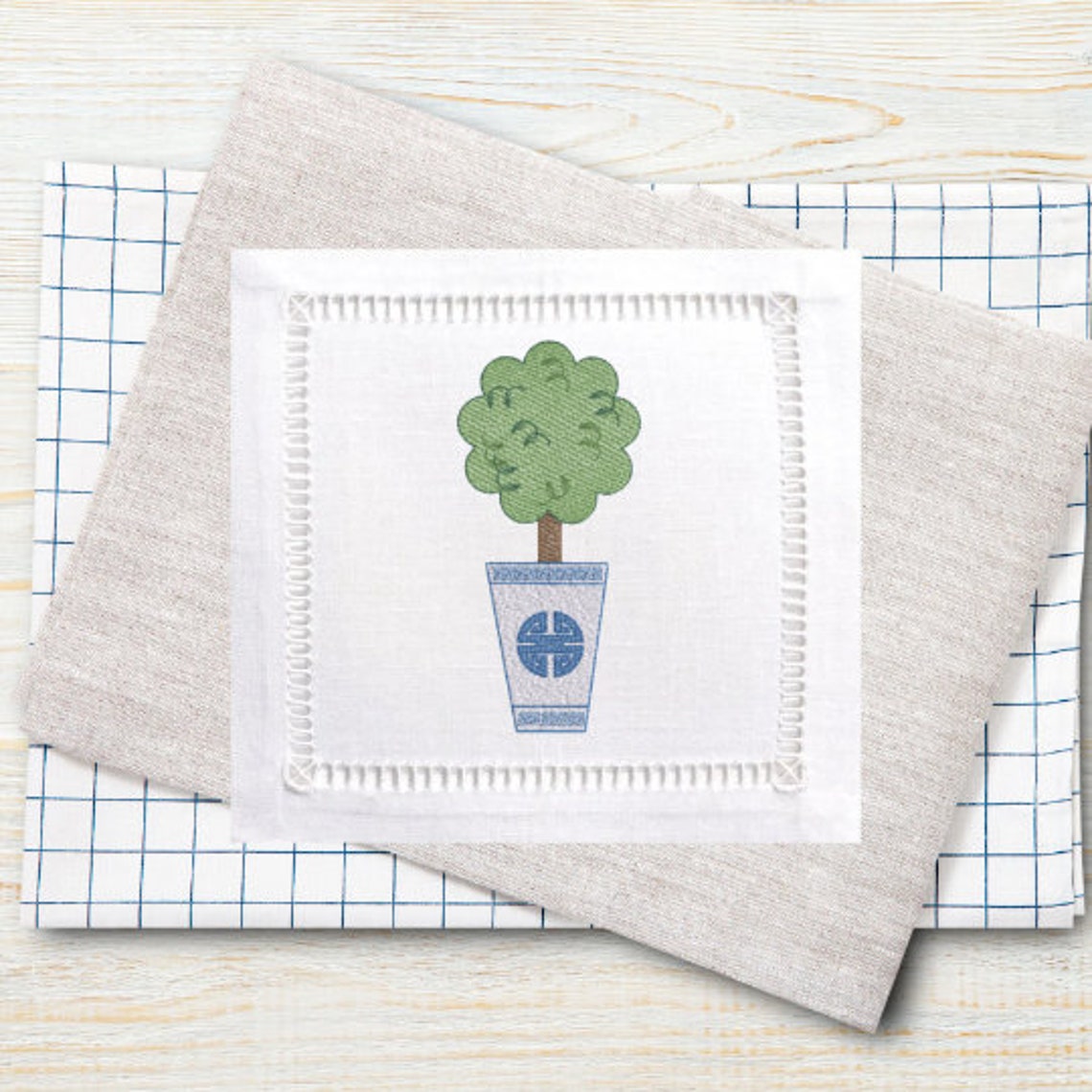 Topiary Embroidery Design File for Embroidery Machines - Etsy