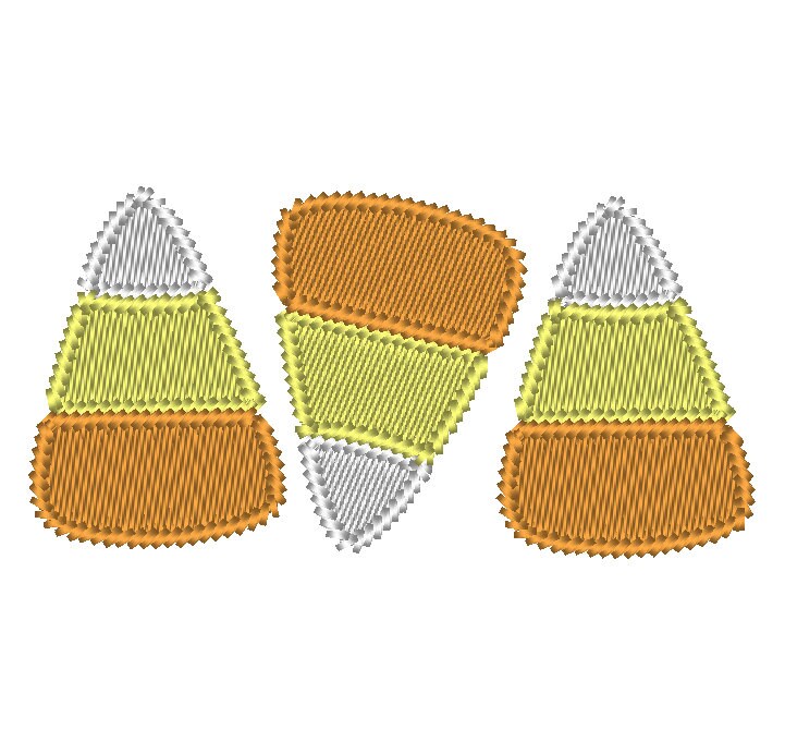 Candy Corn Embroidery Design Machine Embroidery Design - Etsy