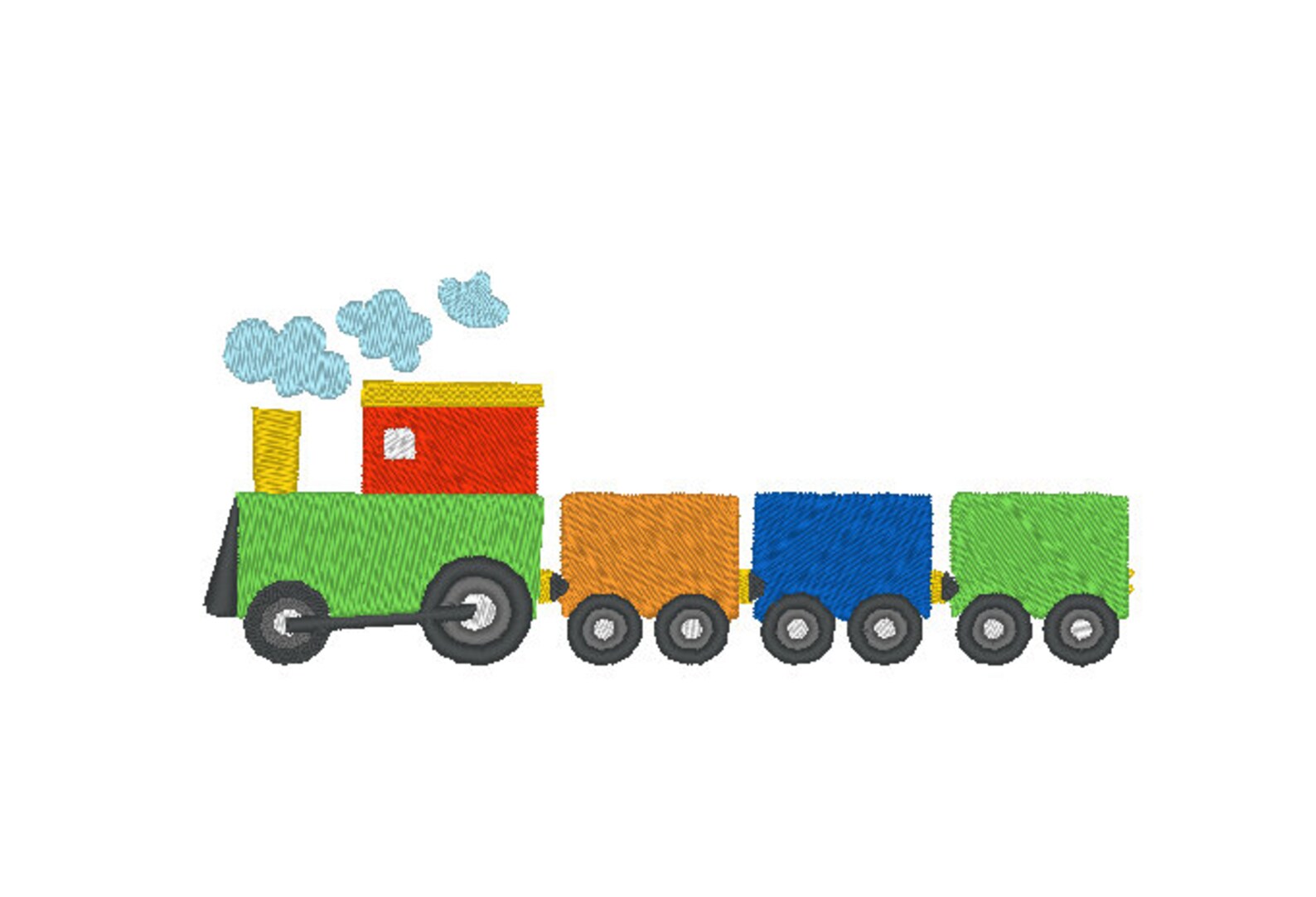 Train Embroidery Design Boy Machine Embroidery Design - Etsy