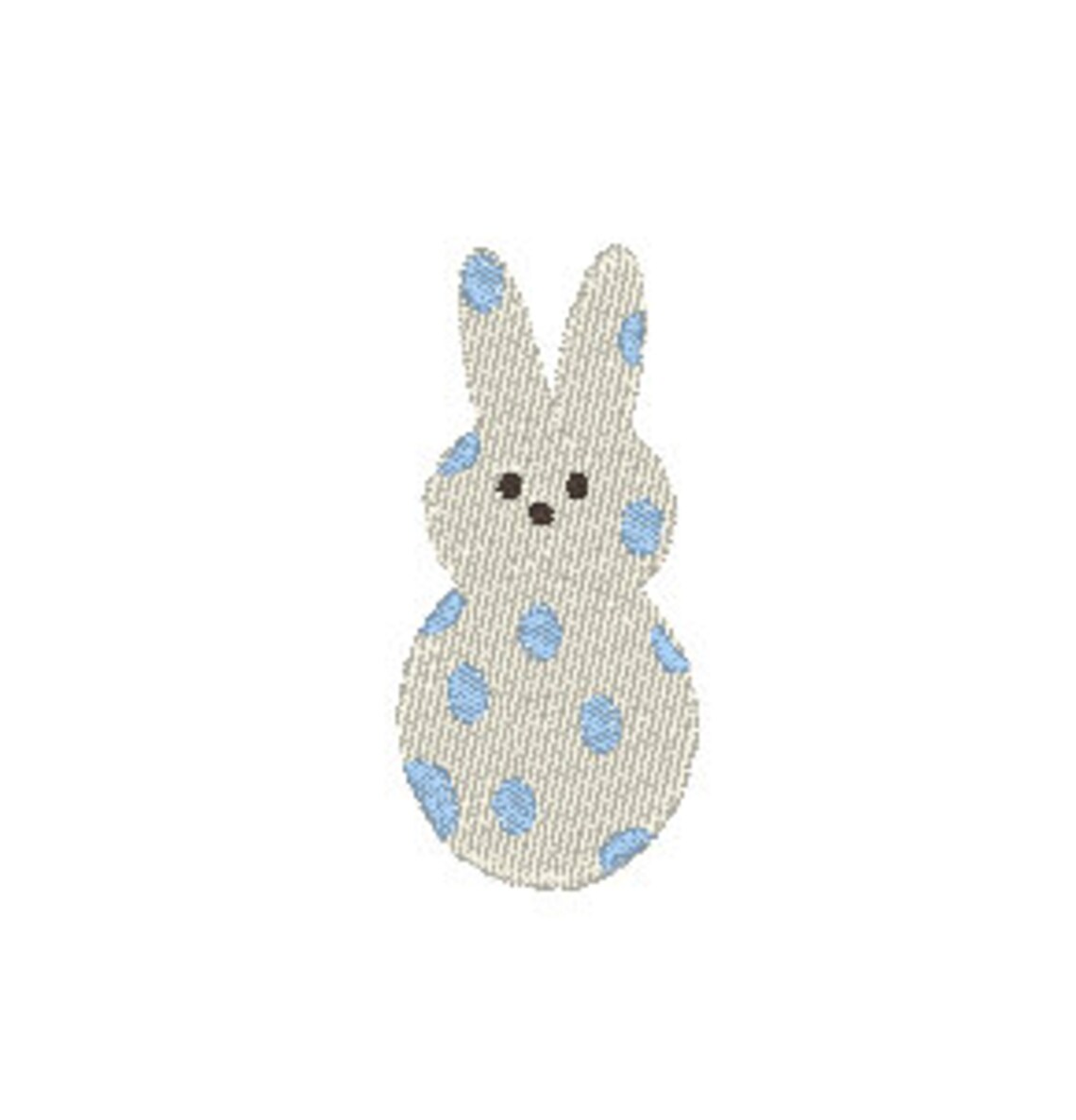 Peeps Embroidery Design Bunny Embroidery Polka Dot Bunny - Etsy