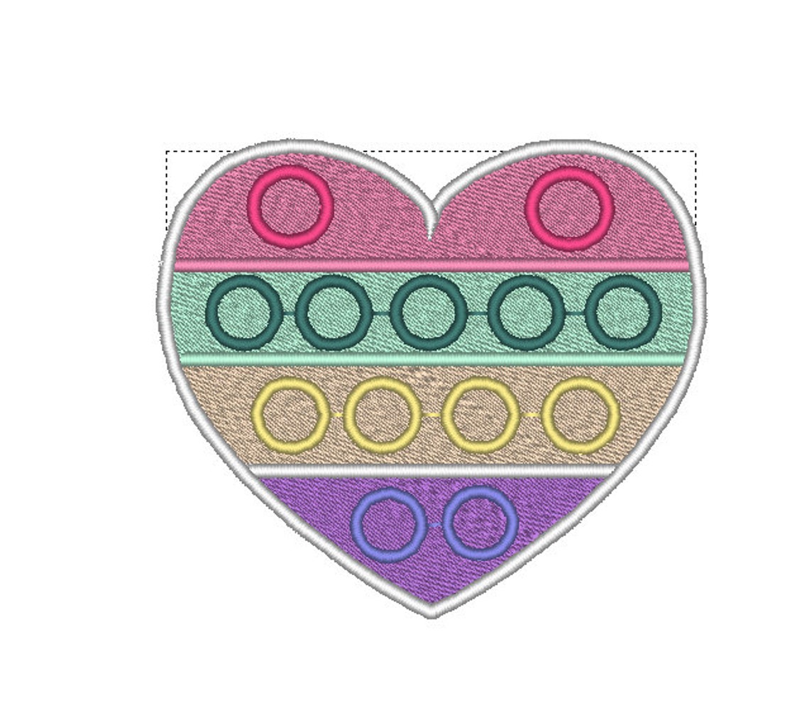 Popit Embroidery Design Fidget Embroidery Design Machine - Etsy