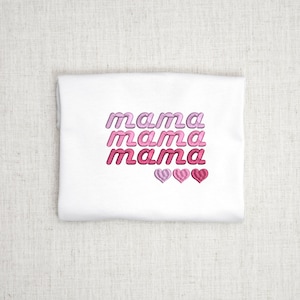 Mama Machine Embroidery Design File for Mother's Day. Mama Embroidery ...