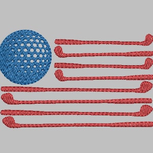 Golf Flag Machine Embroidery Design, Embroidery Design, Machine ...