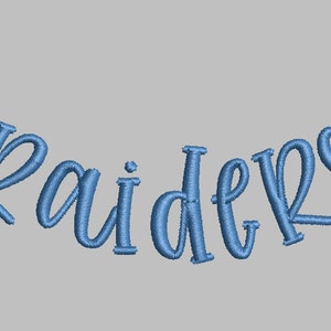 Raiders Collar Embroidery Design Team Raiders Embroidery Embroidery ...
