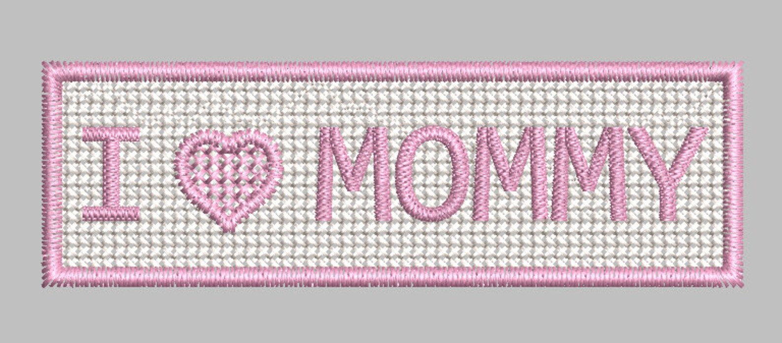 I Heart Mommy Embroidery Design, Faux Smock (digital Download) - Etsy