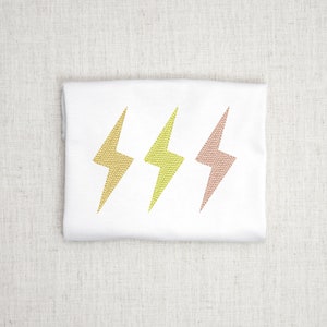 Lightning Embroidery Design, Lightning Bolt Embroidery Design, Machine ...
