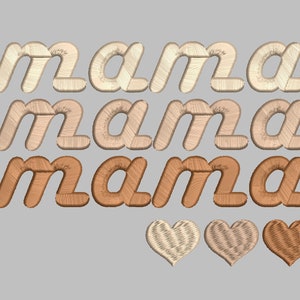 Mama Machine Embroidery Design File for Mother's Day. Mama Embroidery ...