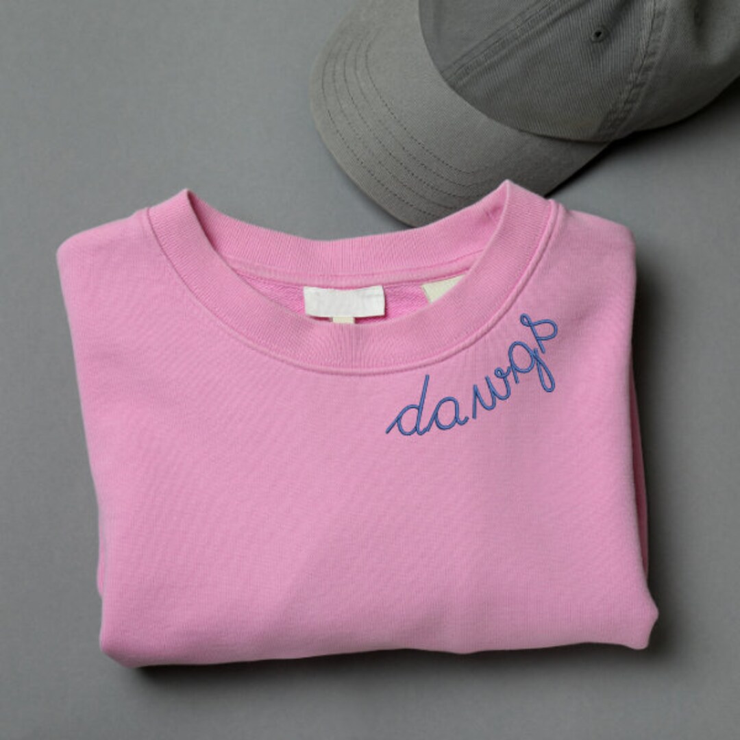 Dawgs Collar Embroidery Design - Team Embroidery - Embroidery Font ...