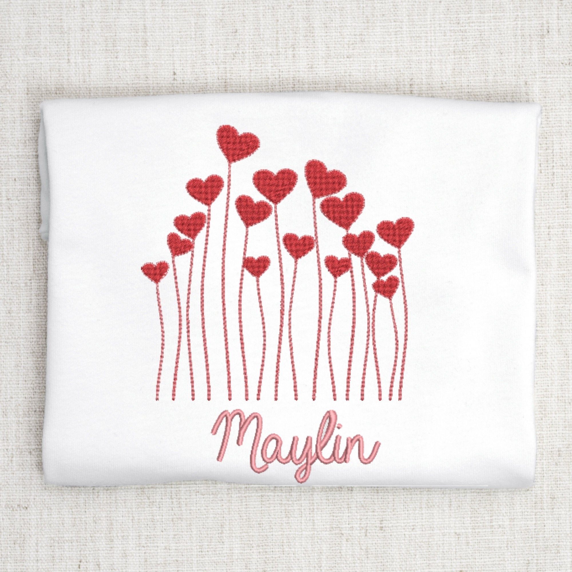 Heart Strings Embroidery Design Machine Embroidery Design File - Etsy