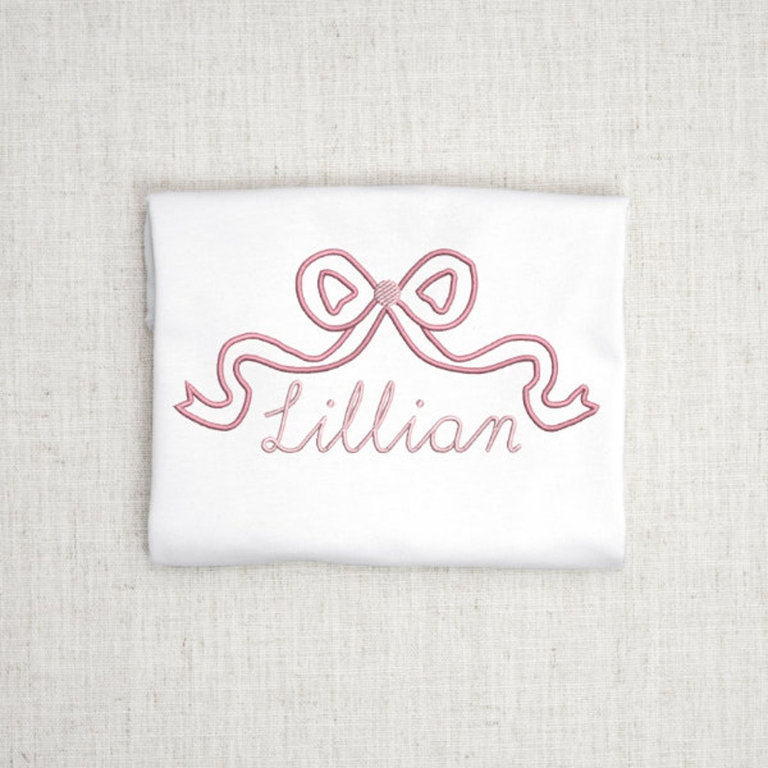 Applique Bow, Bow Applique Embroidery Design, Machine Embroidery Design ...