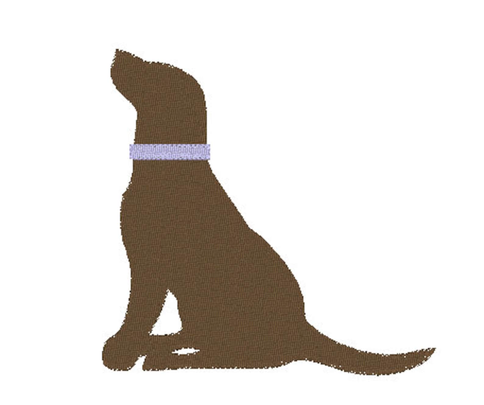 Labrador Machine Embroidery Design, Lab Embroidery, Dog Machine ...