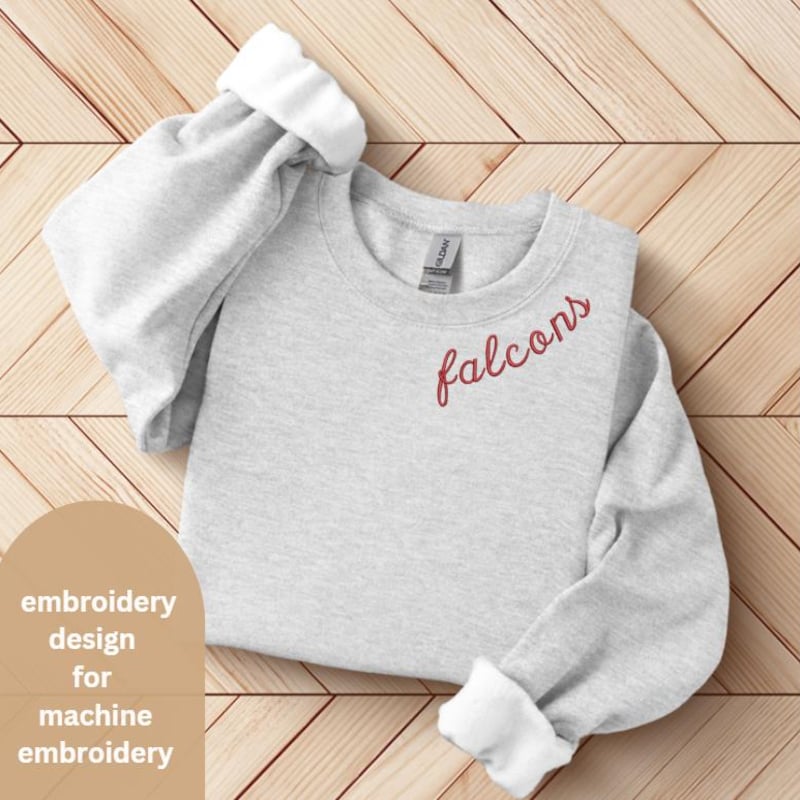 Falcon Embroidery Design - Etsy
