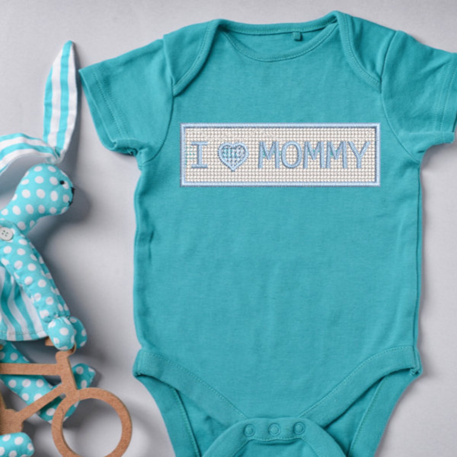 I Heart Mommy Embroidery Design, Faux Smock (digital Download) - Etsy