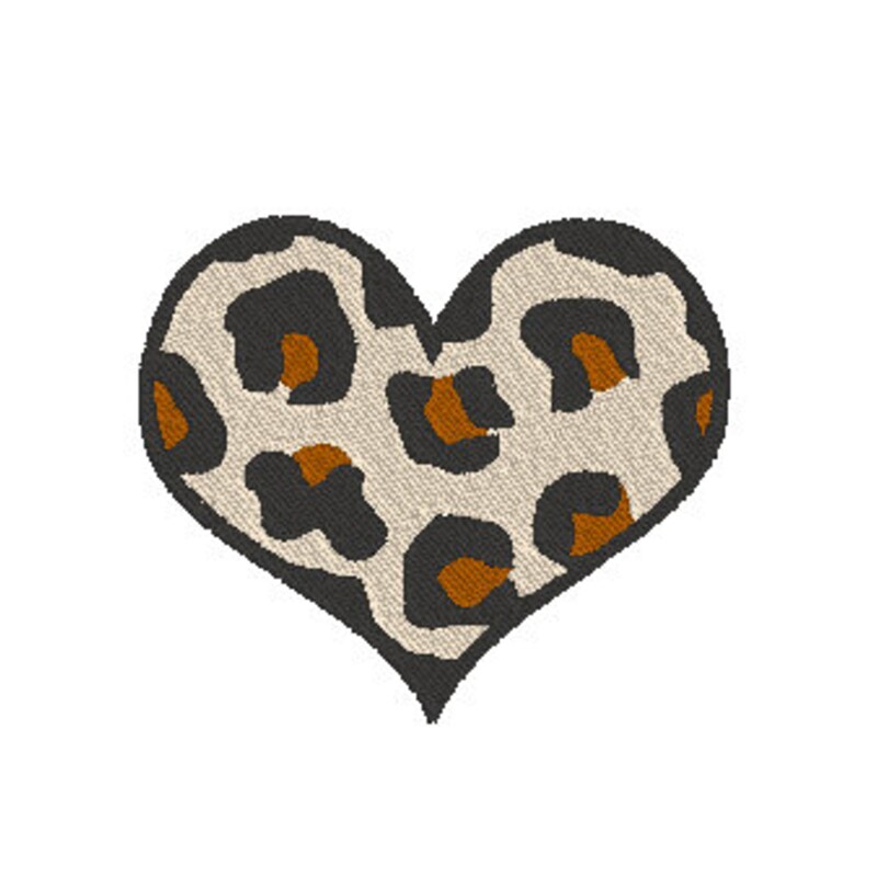 Leopard Embroidery Designs - Etsy