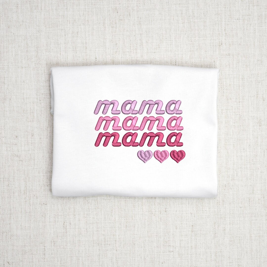 Mama Machine Embroidery Design File for Mother's Day. Mama Embroidery ...