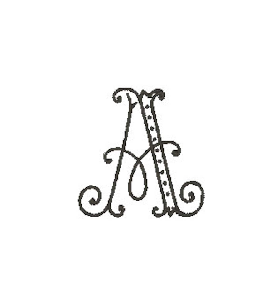 Fancy Embroidery Font Machine Embroidery Design File for - Etsy