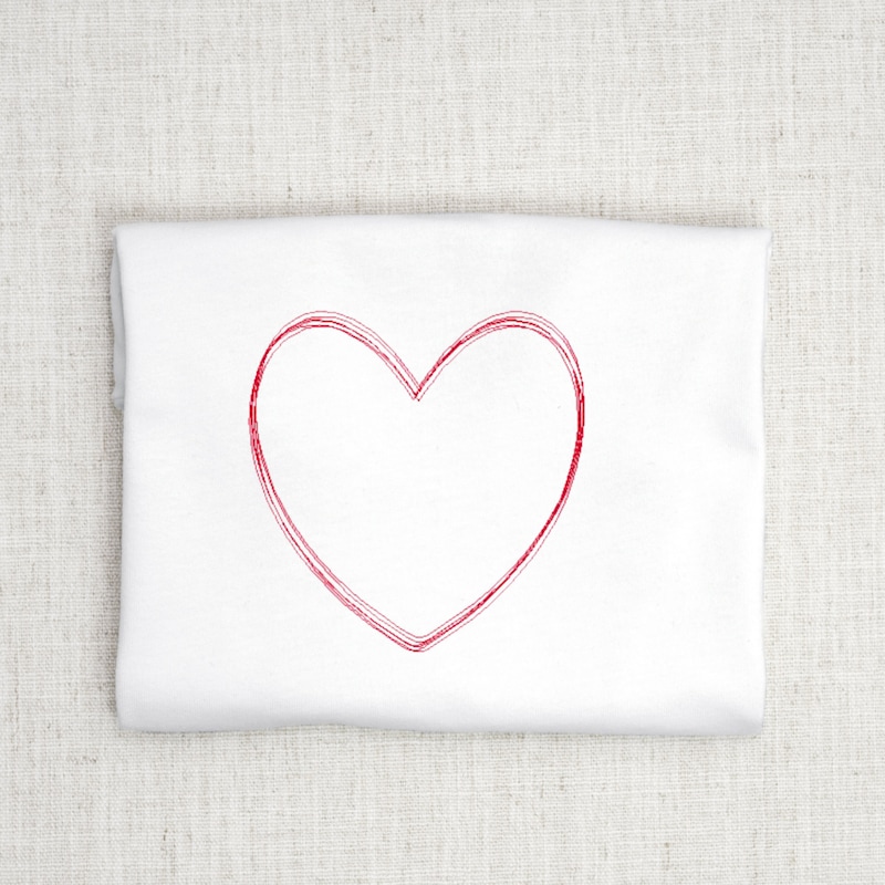 Heart Embroidery - Etsy