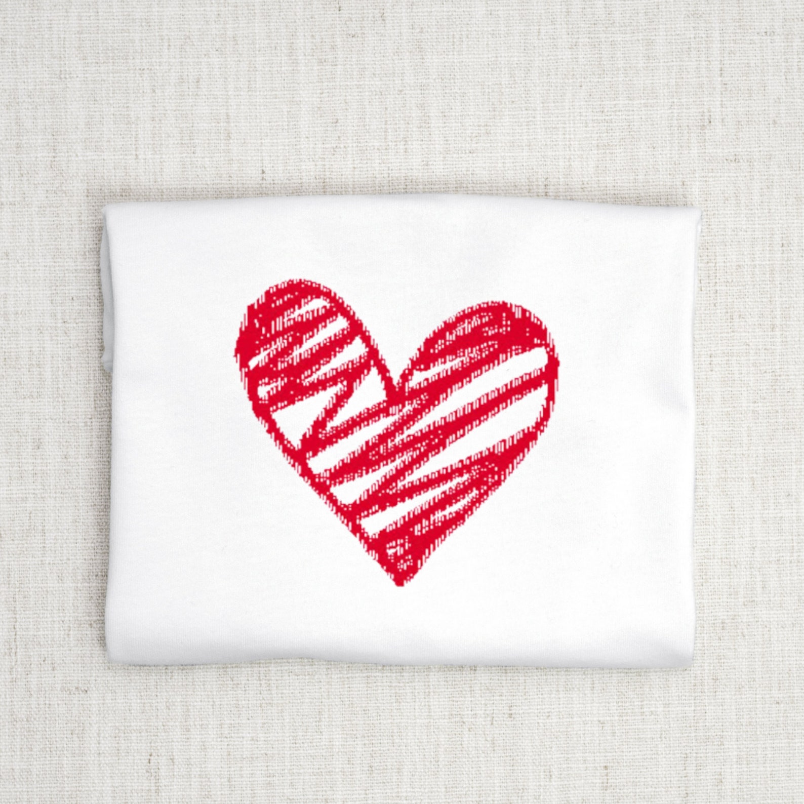 Scribble Heart Embroidery Design Machine Embroidery Design - Etsy