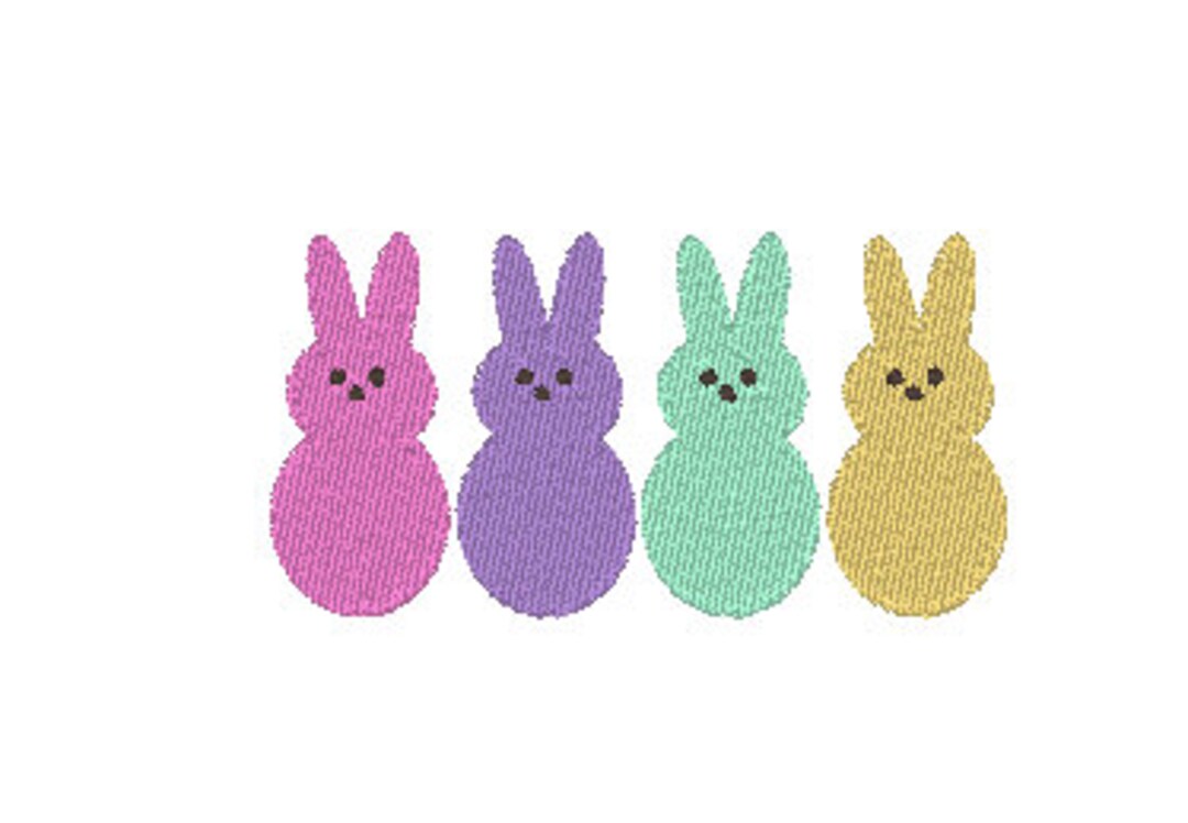 Peeps Easter Embroidery Design - Etsy