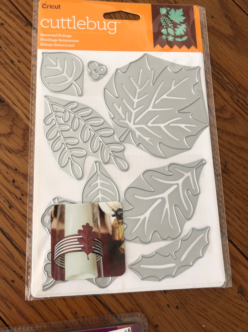 Lot of Cuttlebug Cricut Metal Die Set of 3 Lost & Found, Seasonal ...