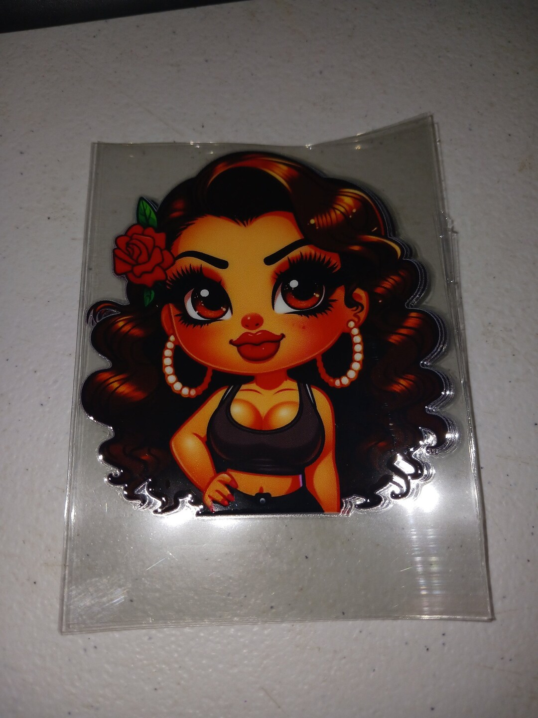 Chicano Latina Chola Double Sided DECAL Ready to Apply UV DTF Decal ...