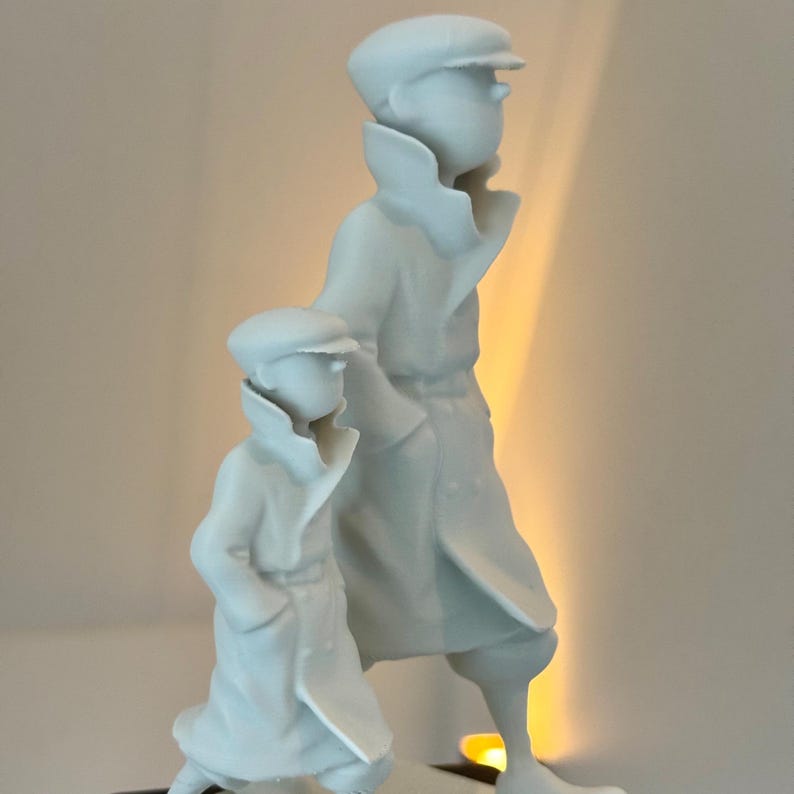 Lopend standbeeld Kuifje | Klassiek stripfiguur in beweging - Etsy ...