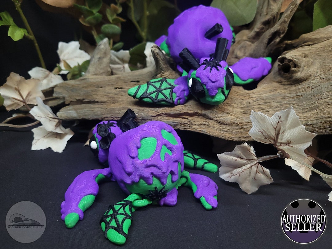 Poison Apple Turtles 3D Printed Articulated Toys - Etsy