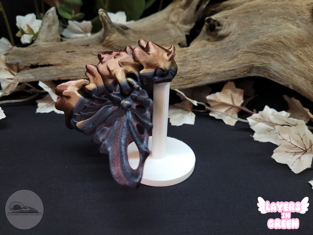 Dragonfly Straw Topper 3D Printed Articulated Fidget - Etsy