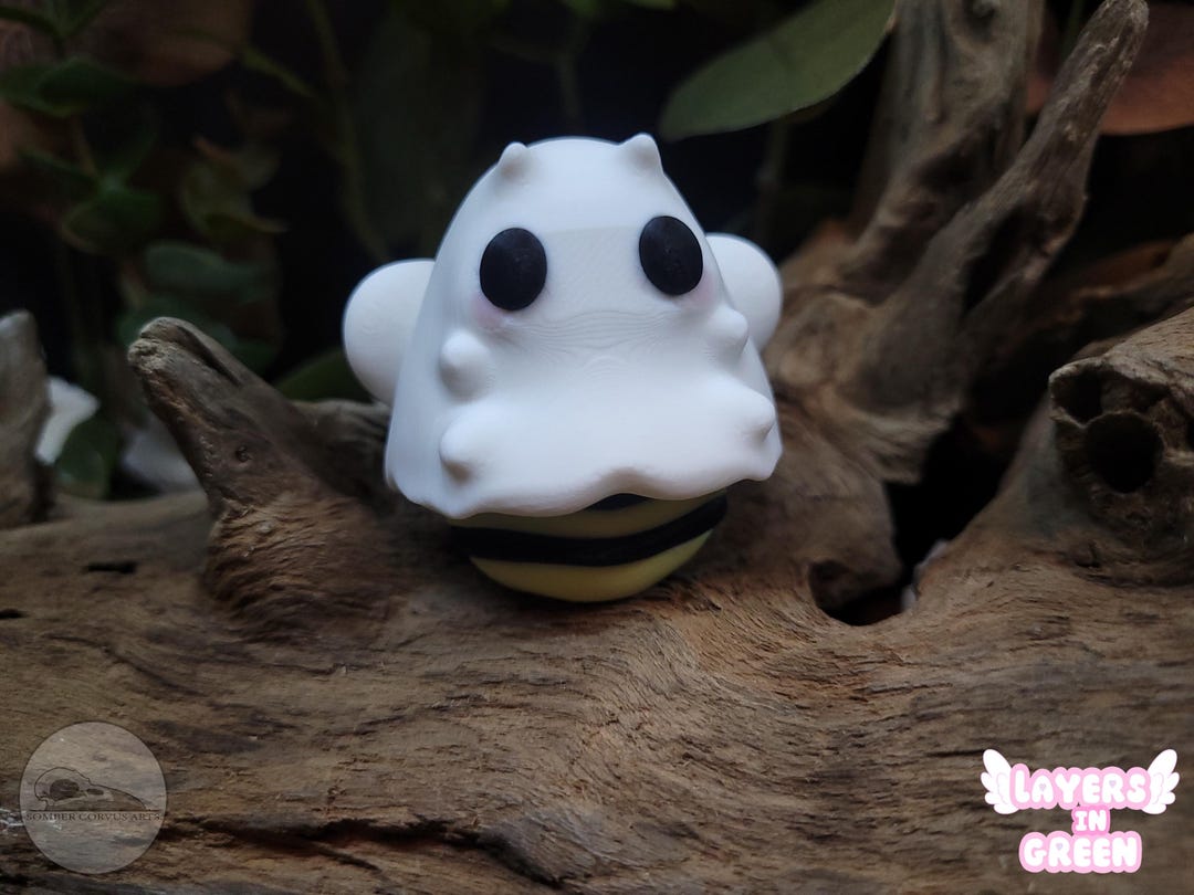 Boo Bees Ghost Bees 3D Printed Articulated Fidget - Etsy