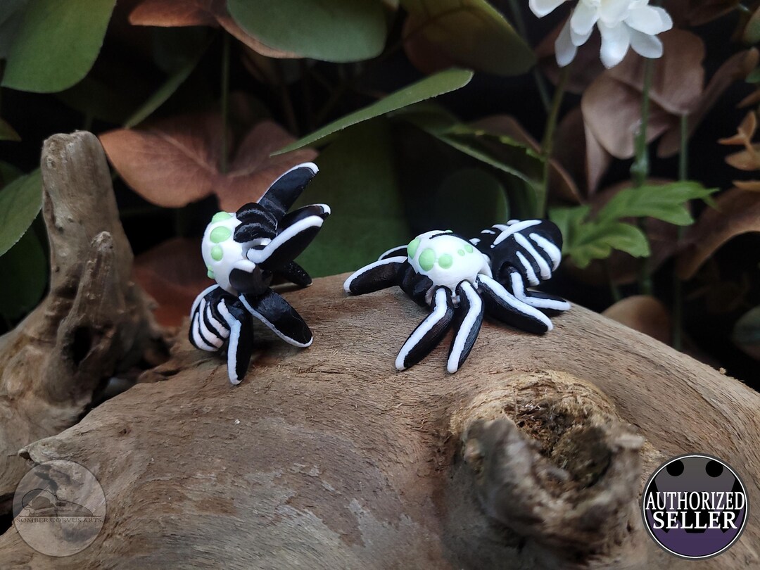 Skelly Spider 3D Printed Articulated Fidget - Etsy
