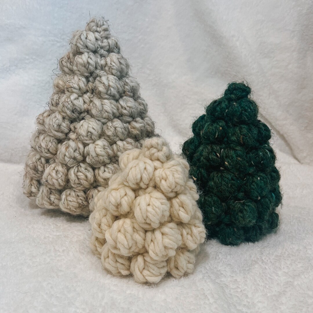 Stuffed Bobble Christmas Trees - Etsy