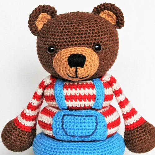 PDF Pattern: Blue Whale Stacking Ring Crochet Toy - Etsy