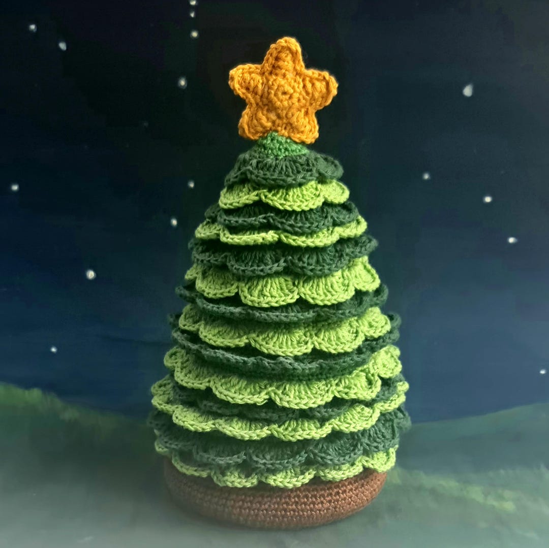 Christmas Tree Stacking Toy PDF Crochet Pattern - Etsy
