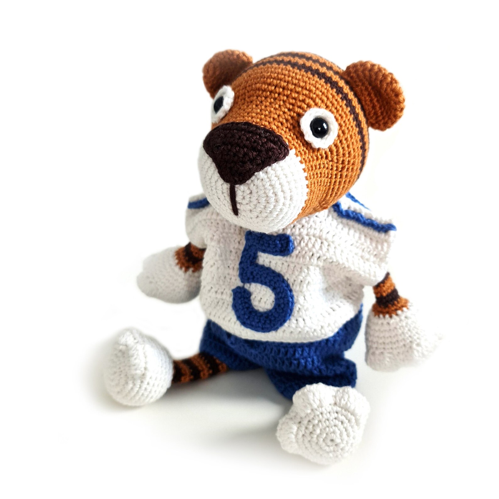 Teun the Tiger PDF Crochet Pattern - Etsy