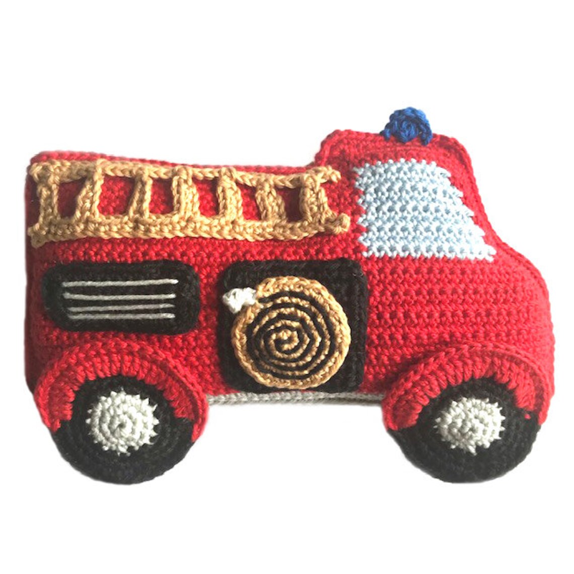 Fire Truck PDF Crochet Pattern - Etsy