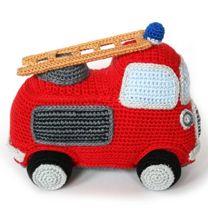 Fire Engine PDF Crochet Pattern - Etsy