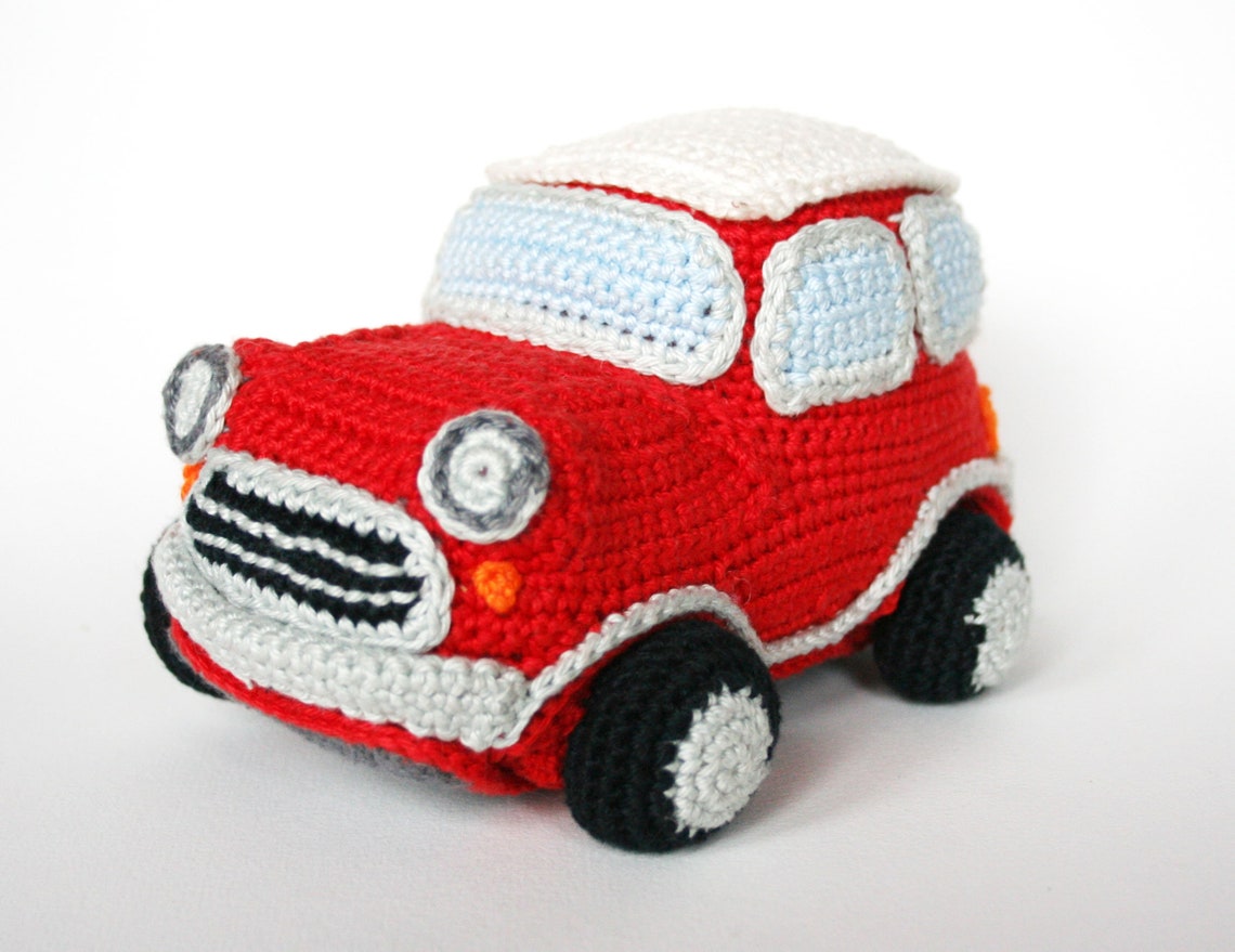 Little Red Car PDF Crochet Pattern | Etsy