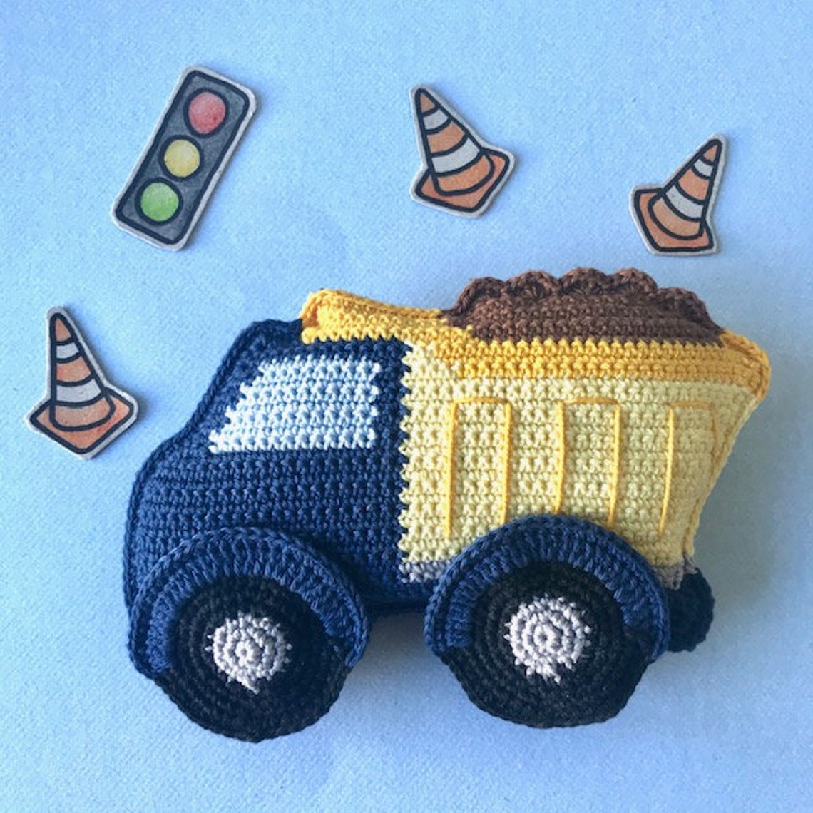 Dump Truck PDF Crochet Pattern - Etsy