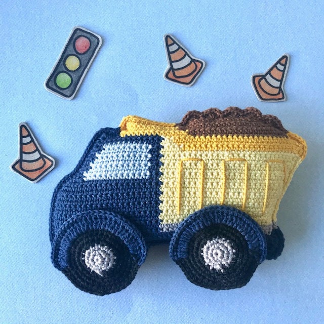 Dump Truck PDF Crochet Pattern - Etsy Hong Kong